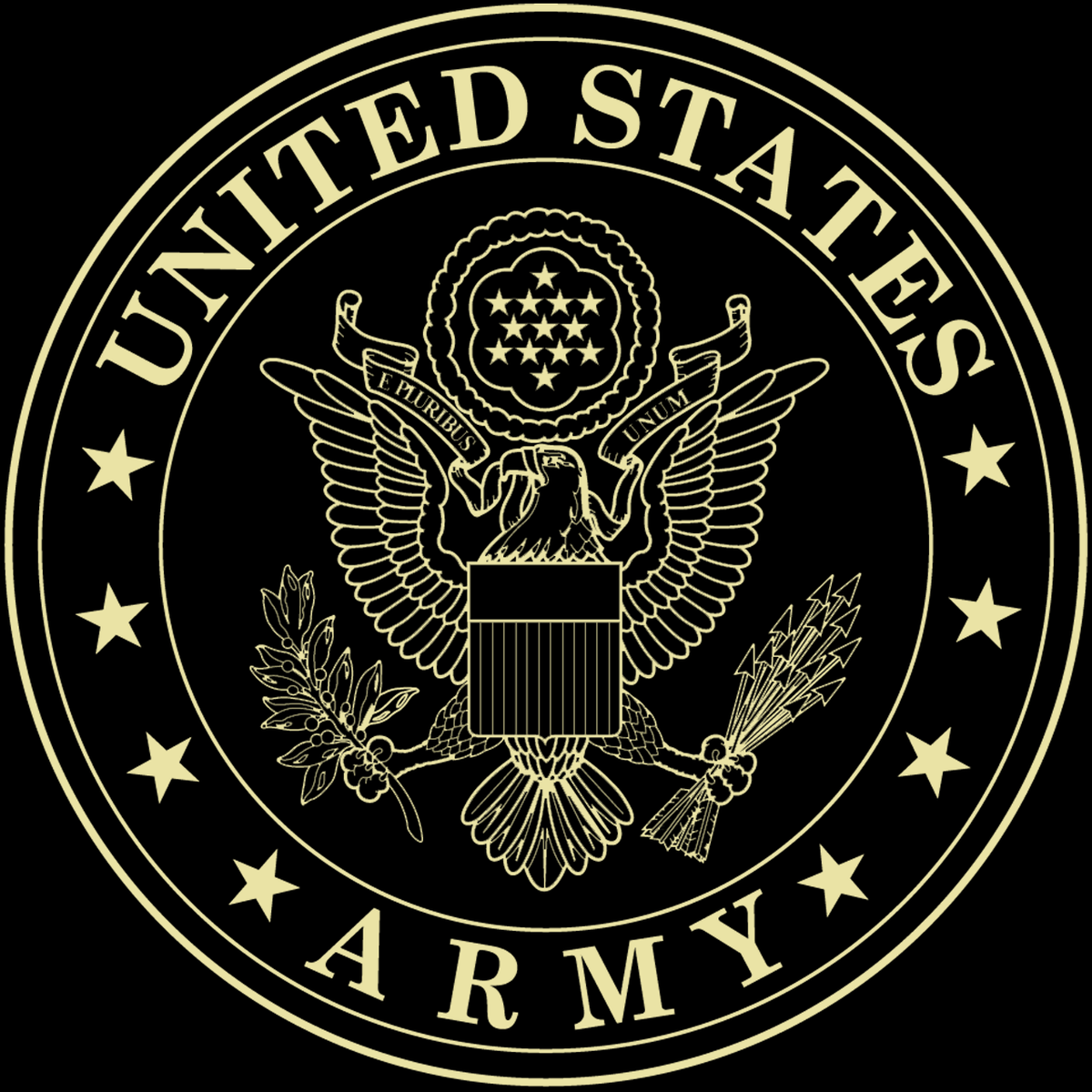 United State Army Photo and Honorable Discharge Certificate Frame (Hor