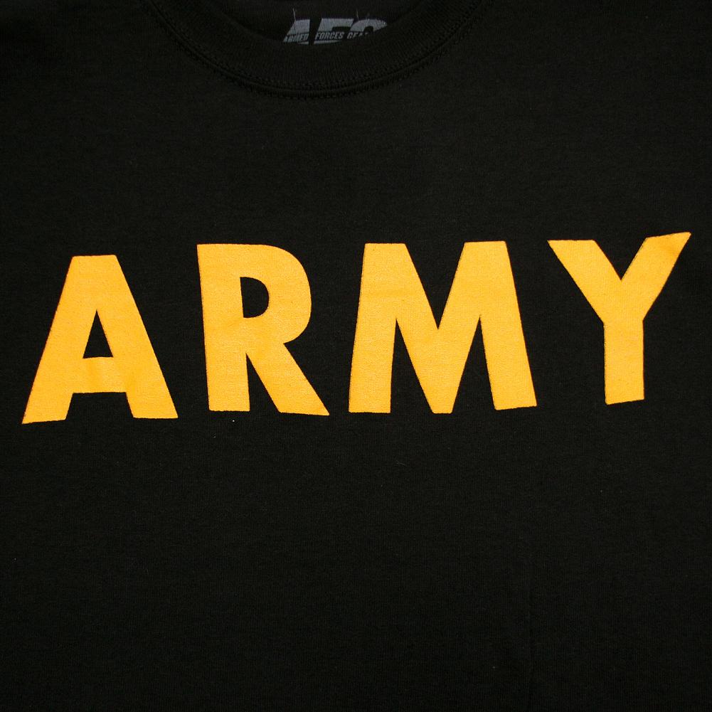 Army Gear: Army Logo Core T-Shirt in Black